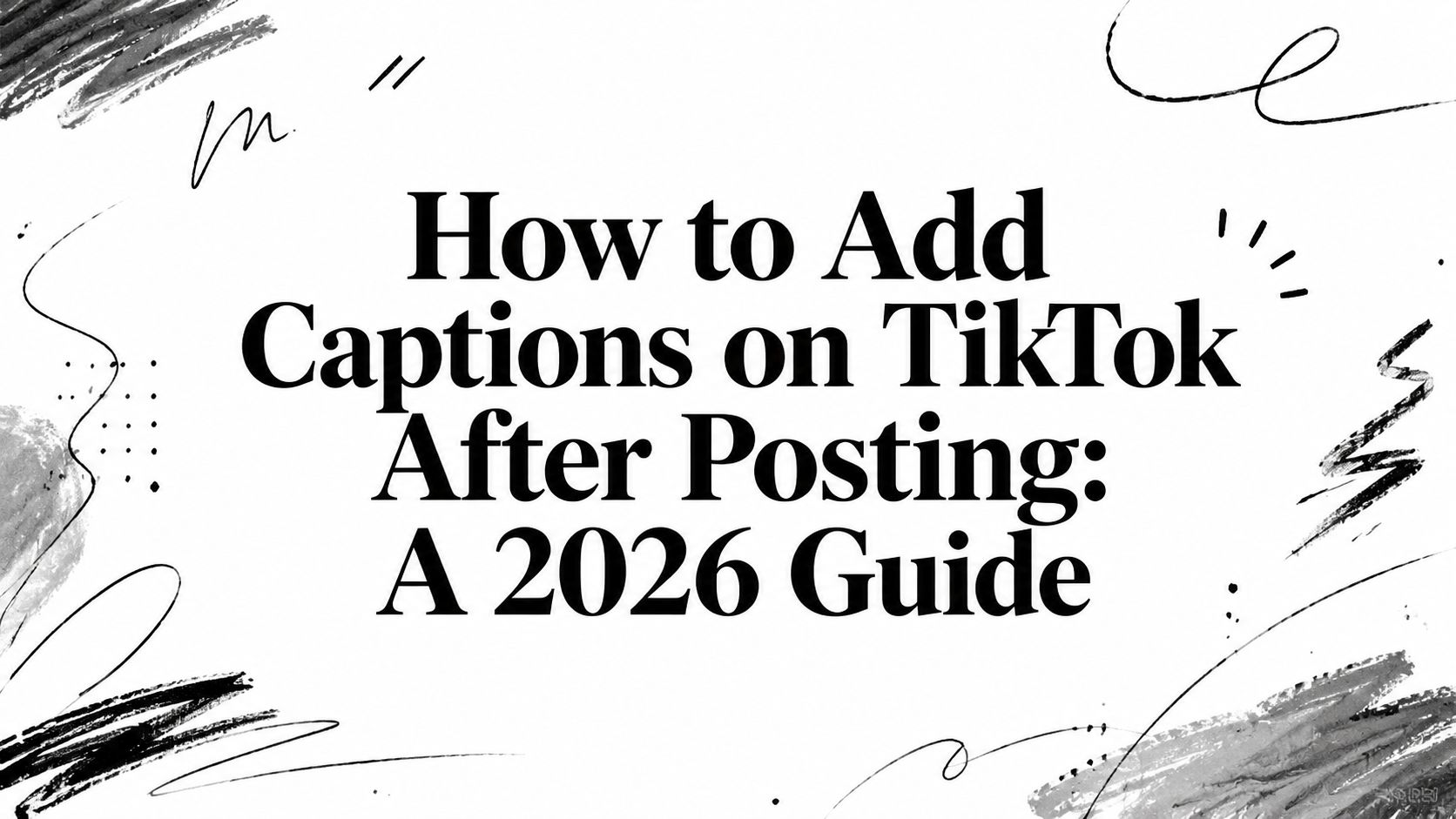 How to Add Captions on TikTok After Posting: A 2026 Guide | MeowTXT Blog